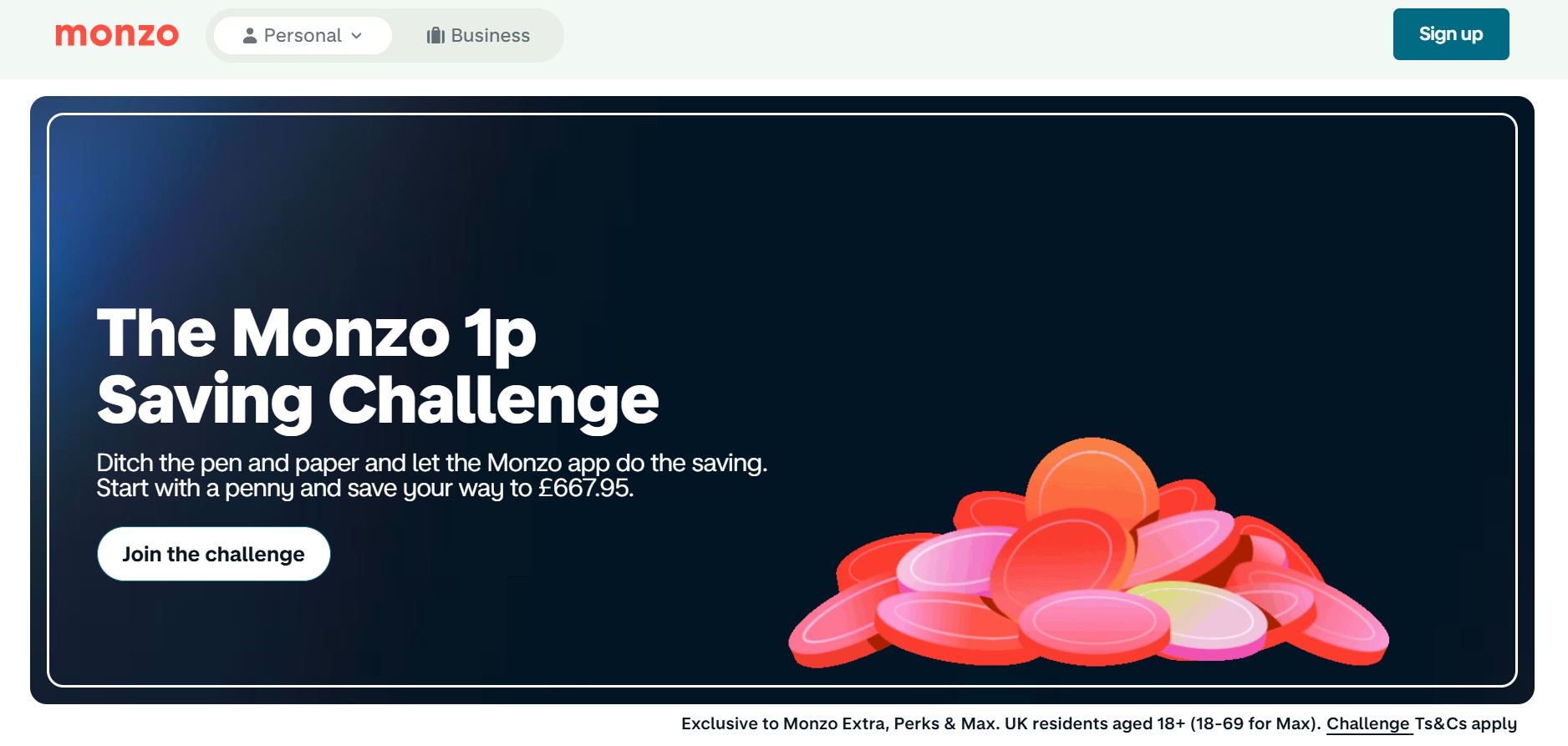 Monzo 1p Challenge 2025 | Save £667.95 Effortlessly! | eBusiness blog