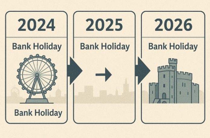 Is Monday 4th August a Bank Holiday in England, Scotland, or Wales?
