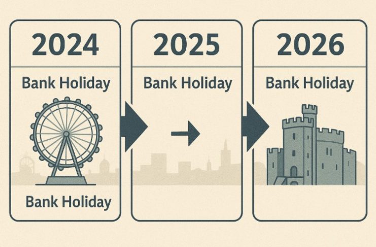 Is Monday 4th August a Bank Holiday in England, Scotland, or Wales?